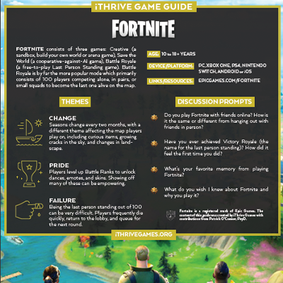 Fortnite - iThrive Games Foundation
