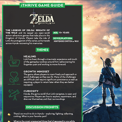 Legend of Zelda: BotW - iThrive Games Foundation